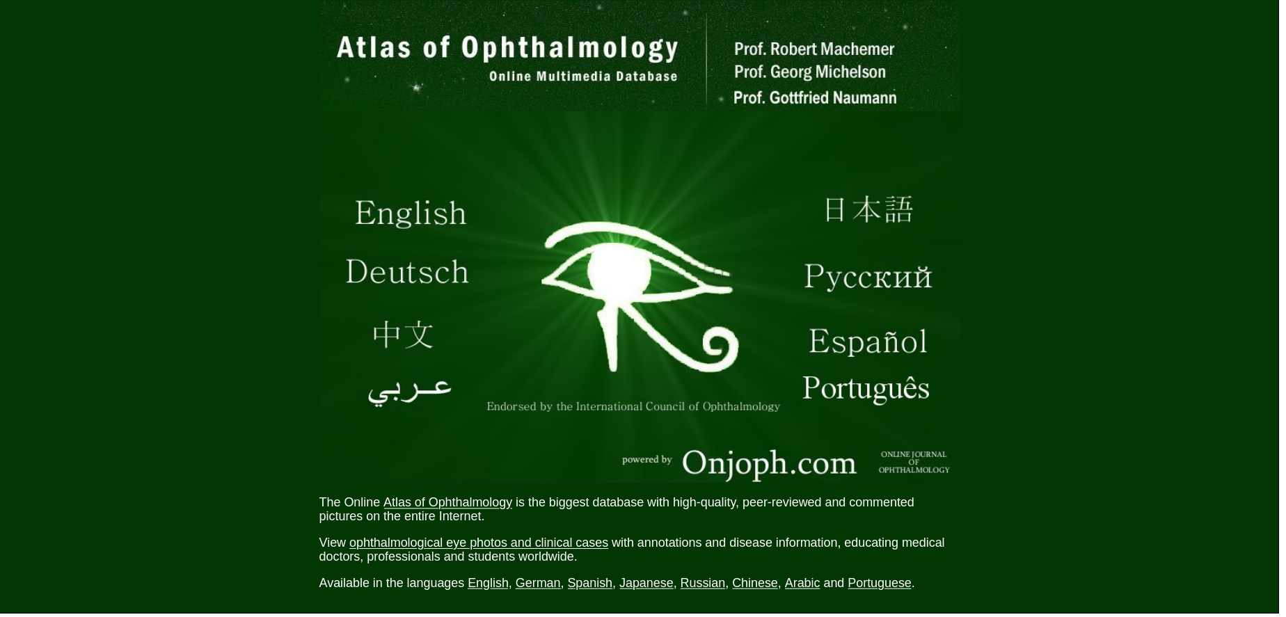 Atlas of Ophthalmology